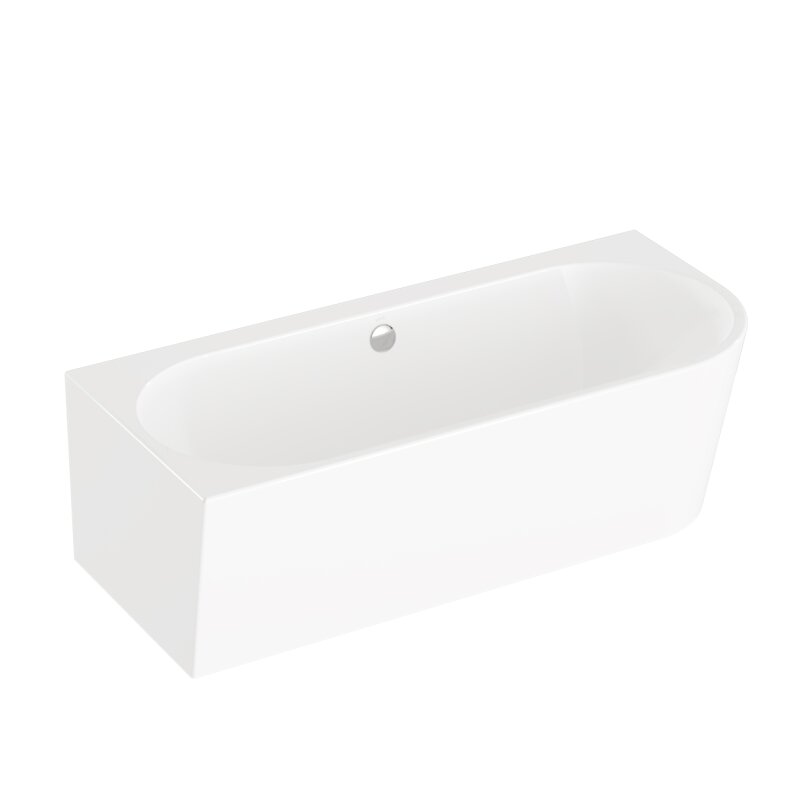 VITRA 65451008000 Badewanne Geo back to wall Ecke links, 3.308,01